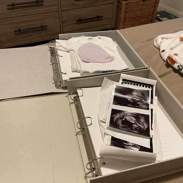 BUNDLE OF FIRST Modern Baby Book Add-on Pages, Baby Memory Book, Baby's ...