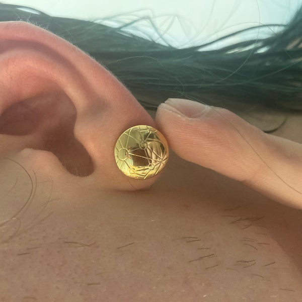 Mini Map Earrings - Treasure Planet Inspired Fan Made Accessories - Etsy