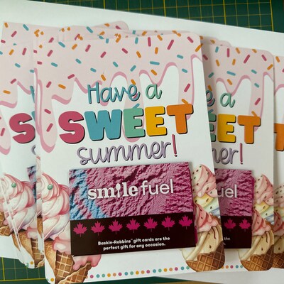 Teacher Appreciation Gift Tag, Ice Cream Favor, End of Year Thank You ...