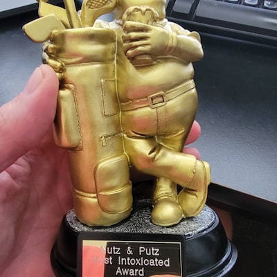 Trophy Superstore Horizon Putting Golf Trophy Free Engraving 150mm Tall ...