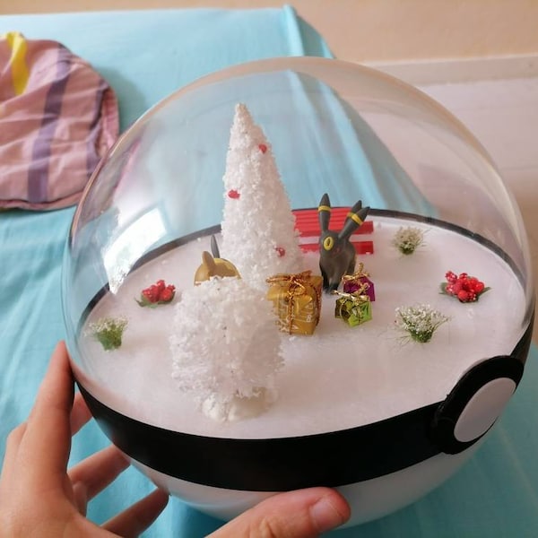 Custom Pokemon Terrarium - Choose Your Pokemon, Habitat and Pokeball ...