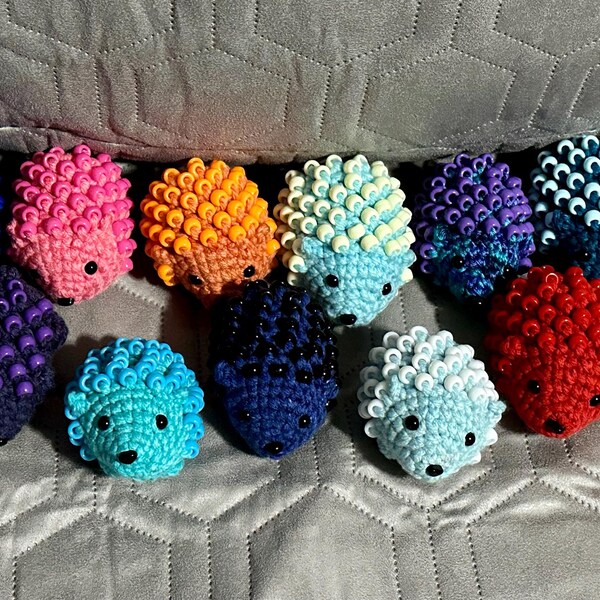 Beaded Fidget Hedgehog Crochet Pattern Crochet Fidget Toy Fidget ...