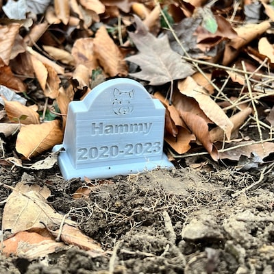 Customized Hamster Headstone / Tombstone / Grave Marker / Personalized ...