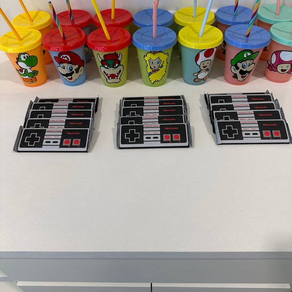 Printable Nintendo NES Controller Hershey's Chocolate Bar Wrapper ...