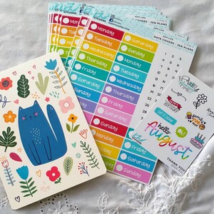 Sunday School Stickers Planner Stickers Two Sizes Removable - Etsy