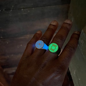 Anodized Yellow Fear Ring - Etsy