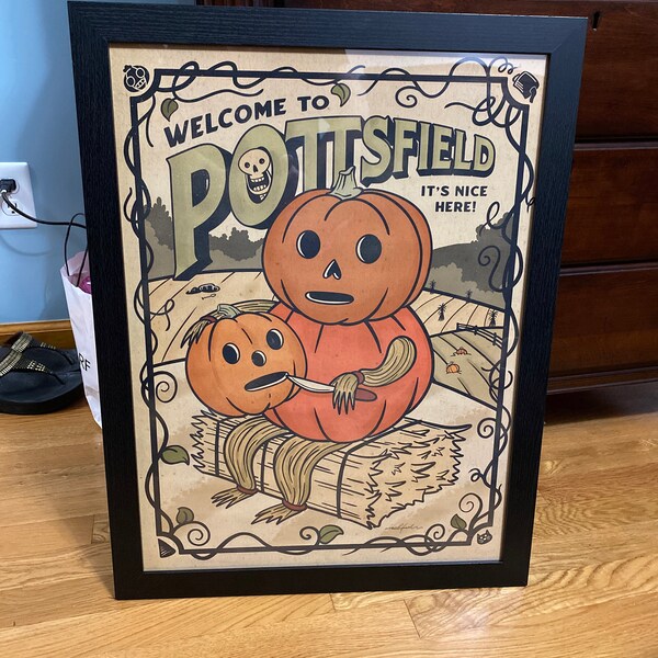 Over the Garden Wall Pottsfield Poster - Wall Art Print by Mark T ...