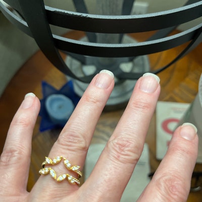 Sapphire Diamond Enhancer Ring Guard Wraps for Ring Enhancer Wrap Ring ...