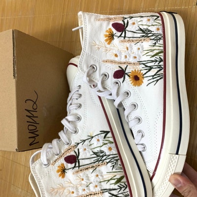 Custom Embroidery/embroidered Converse/ Unique Baby Gifts/ - Etsy