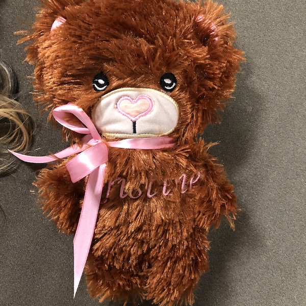 Teddy Bear Stuffie ITH Embroidery , Machine Pattern, ITH Bear Stuffie ...
