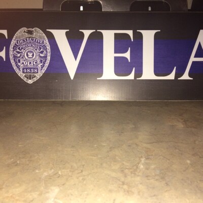 Police Officer Name Sign, Family Name, Police Decor, Police Officer ...