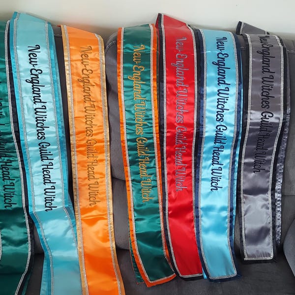 Customized Embroidery Lace Sash Custom Lace Sash Lace Sash Customize ...