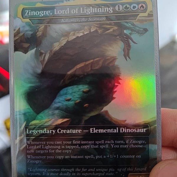 Tigrex, Roaring Wyvern (etali, Primal Storm) - MTG PROXY Video Games ...