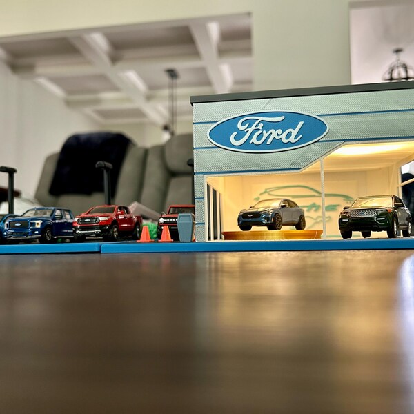 1/64 Model Cars Diorama Model Diecast - Car Wash Station! - 3D Printed ...