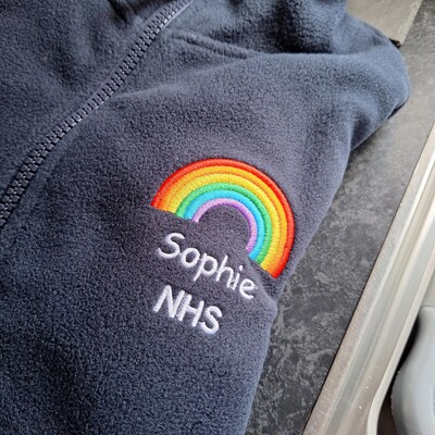 Personalised Embroidered Infinity Symbol Initial Sweatshirt or Hoodie ...