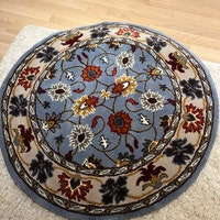 Traditional Handwoven Round Rug Carpet Premium Wool Rug 100% - Etsy Canada