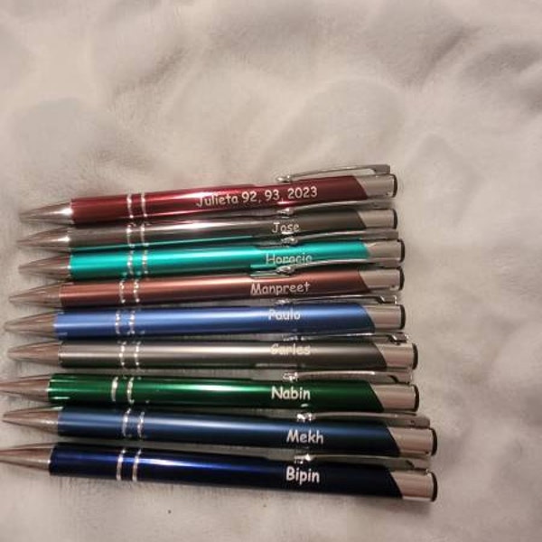 Personalised Pen, Engraved Ballpoint Pen, Promotional Pens, Custom ...