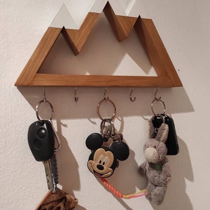 Wall Wood Triangle Key Rack Mini Shelf - Etsy