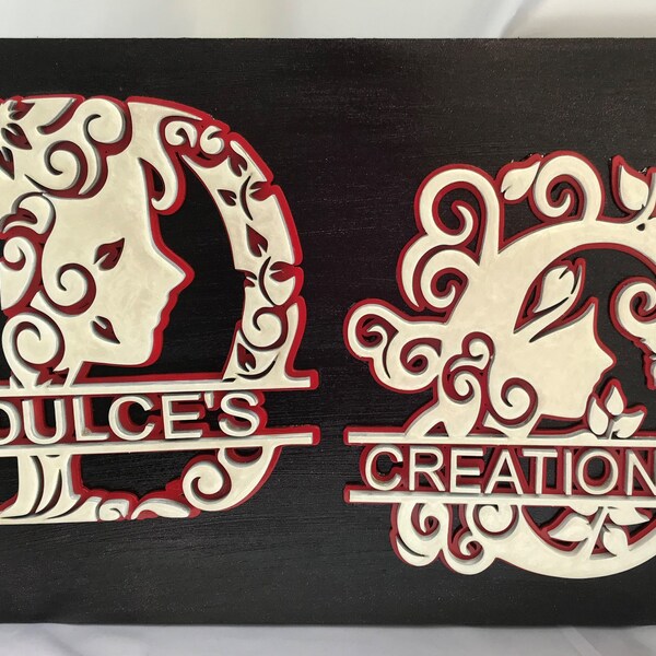 Round Fishtail Monogram Font Svg and Silhouette Studio Cut Files for ...