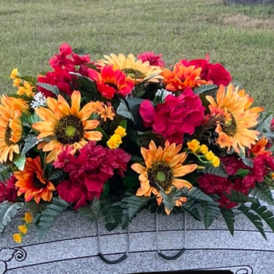 Spring Cemetery Saddle Spring Cemetery Flowers Cemetery - Etsy