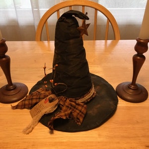 Primitive witch hat | Etsy
