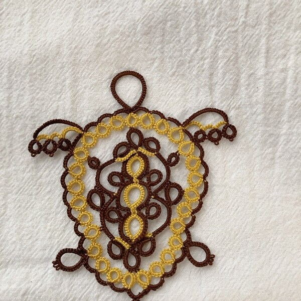 Tatting Pattern PDF "turtle" for Shuttles - Etsy