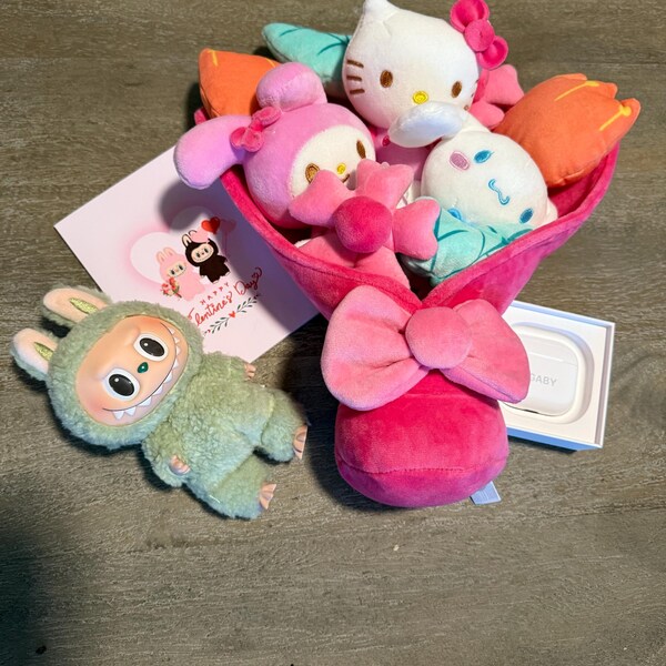 Labubu Birthday Card, Cute Happy Birthday Cake Card, Labubu Birthday ...