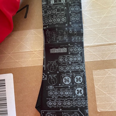 Apollo Cockpit Tie, Astronaut Necktie. NASA Necktie, Rocket Science Tie ...