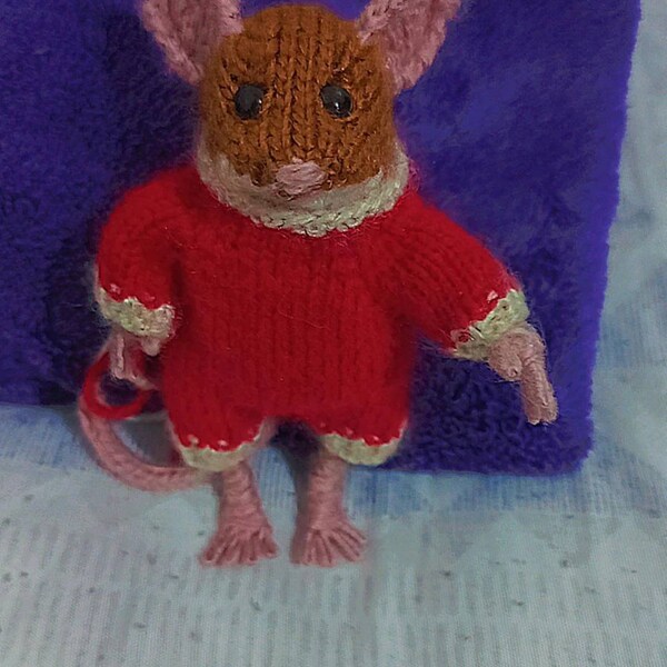 MOUSE DOLL - English Knitting Pattern - Etsy UK