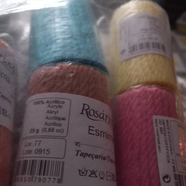 Latch Hook Yarn 25g - Rug Hooking Yarn 160 Strands Pouches - Pre Cut ...