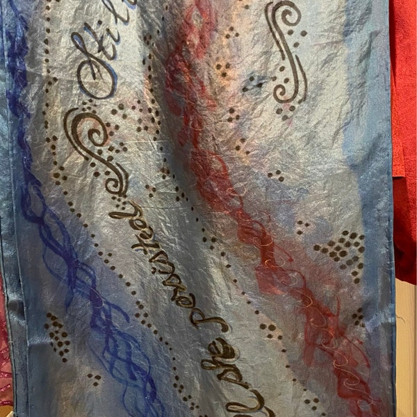 Iris Apfel Life Lessons and Quotes, Handwritten on a Hand Dyed Silk ...