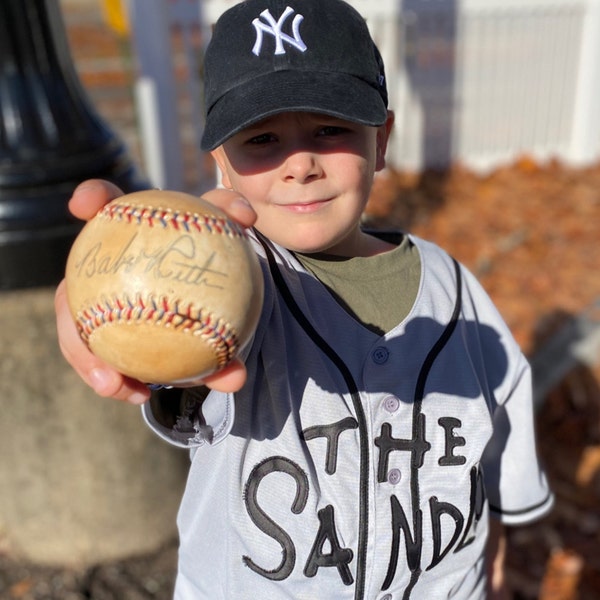 The Sandlot Babe Ruth Autographed 1930's Baseball. Licensed Replica ...