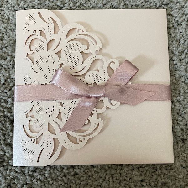 Tangled Wedding Invitation, Disney Wedding Invitation, Lilac Laser ...
