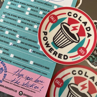 Miami Cuban Coffee Cafecito Sticker - Etsy