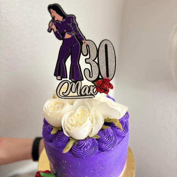 Selena Quintanilla Cake Topper, Selena Inspired Cake Decor, Selena ...