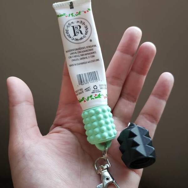GLOSSGRL Keychain Cap for Lipgloss and Balm Bubble Cap Chap Cap Chap ...
