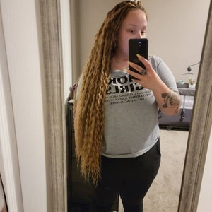30 Inch 76 Cm Curly DE Dreadlock Extensions Strawberry - Etsy