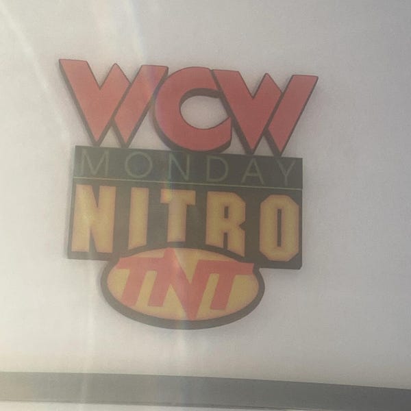 WCW Monday Nitro Logo Wall Art - Etsy