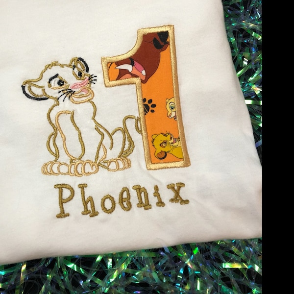 Lion King Simba Sketch Digital Embroidery Machine Design File 4x4 5x7 ...