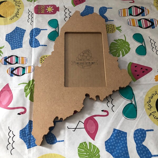 State Shaped 4x6 Picture Frame - Etsy