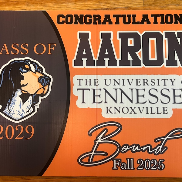 Customizable High School Grad Yard Sign | Class of 2026 High School ...