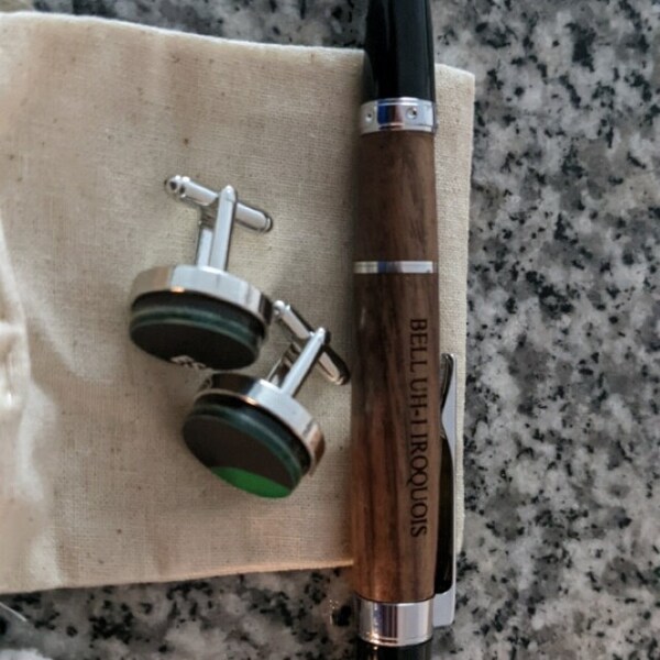 Bell 206 / 407 Helicopter Historical Cuff Links Made From a Illuminated ...