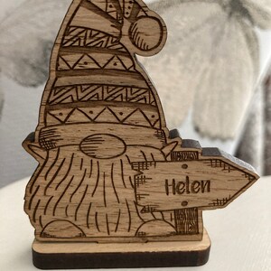 Christmas Personalised Gonk Decorations Place Names - Etsy