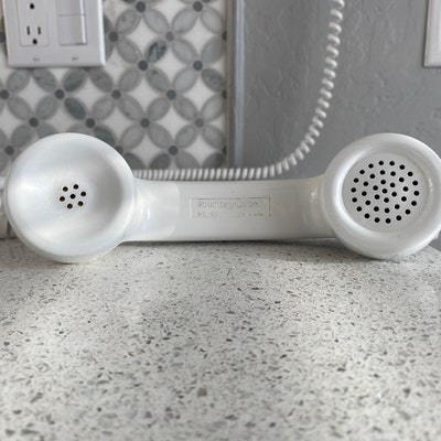 Red Push Button Desk Phone, Restored and Working Touch Tone Telephone ...