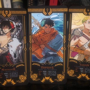 Percy Jackson Mythomagic Cards and Charms - Etsy