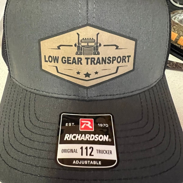 Custom Trucking Company Hats, Personalized Hats, Custom Semi Truck Hat ...