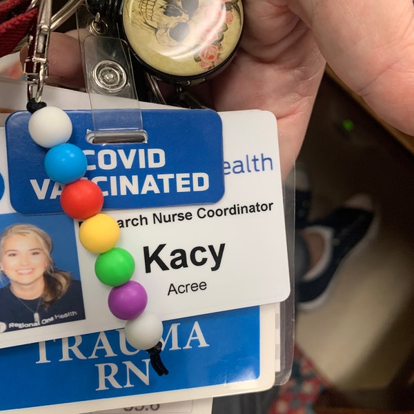 Order of Blood Draw Beads, Badge Reel Accessory for Student Nurses ...