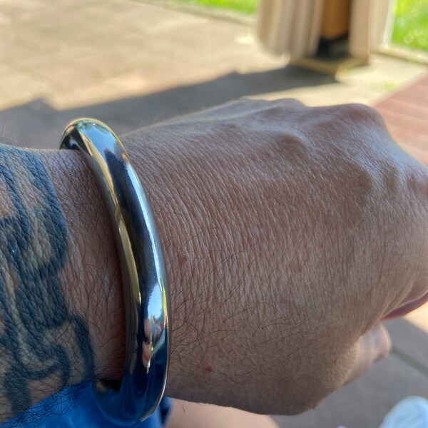 10mm Titanium Cuff Bracelet. Grade 5. - Etsy