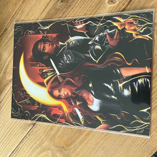 Art Print - Auren & Slade by Dominique Wesson - ACOC Exclusive - Etsy