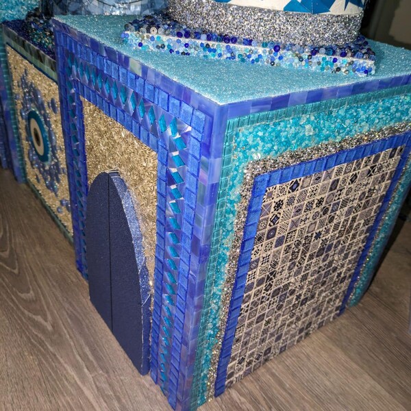 Miniature Stone Tiles, Crafts Wall Mosaics, 1:12 Scale Small Square ...